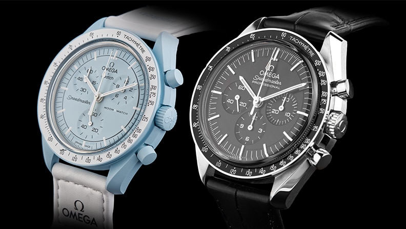 Omega Speedmaster vs MoonSwatch - Timelesspursuits